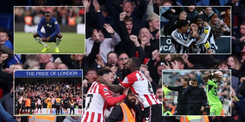 Chelsea defeated by Sunderland in Premier League shock, Newcastle edge ...