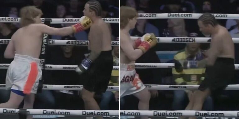 Sean Stewart suffers 15-second knockout in professional boxing debut ...
