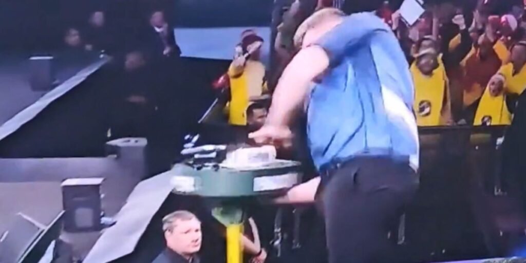 Cameron Menzies faces disciplinary review after on-stage outburst at ...