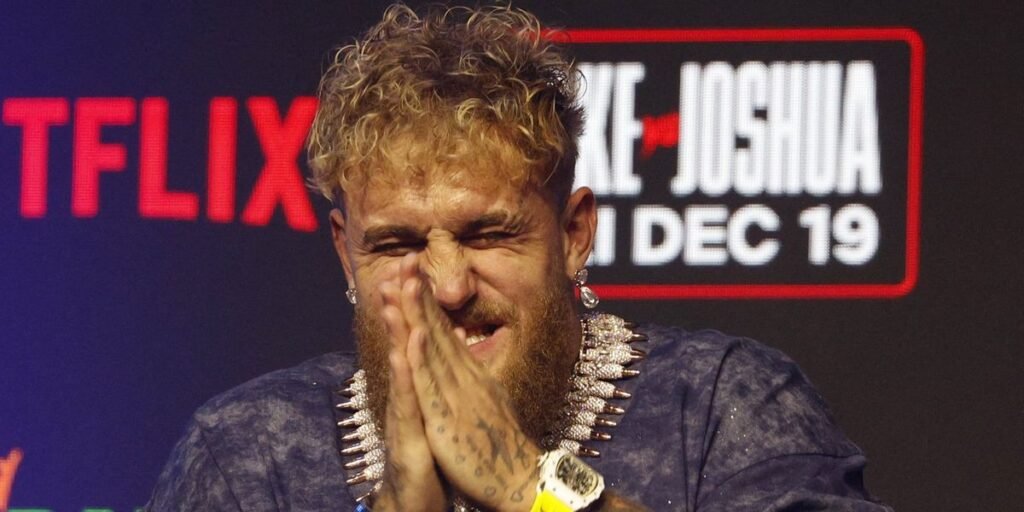 Jake Paul gains an edge with larger ring size ahead of Anthony Joshua ...