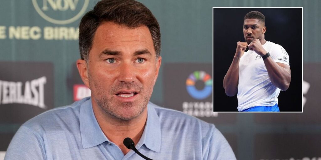 Eddie Hearn acknowledges uncertainty over Anthony Joshua’s boxing future after deadly car crash ...