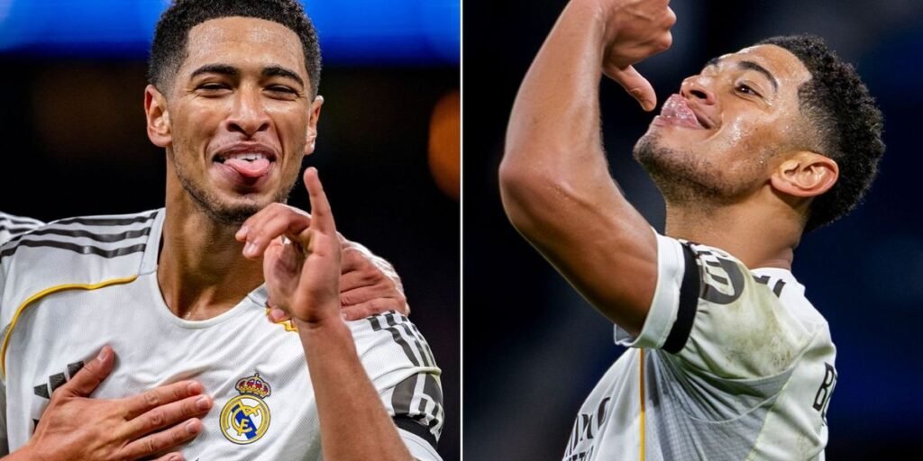 Jude Bellingham addresses drinking claims with playful goal celebration ...