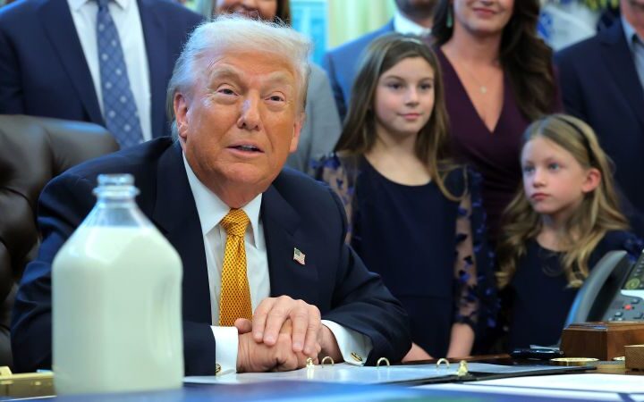 Trump signs bill to allow whole milk in US school lunches for first ...