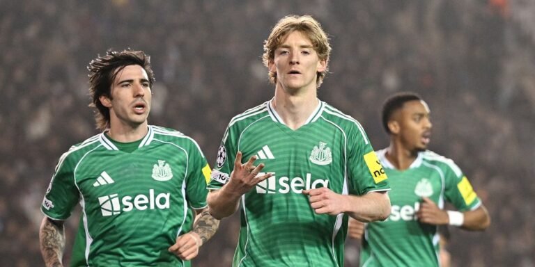 Anthony Gordon sets Newcastle Champions League record in dominant win ...