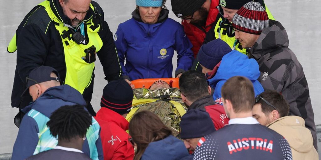 Austrian bobsleigh pilot hospitalized after crash during Winter ...