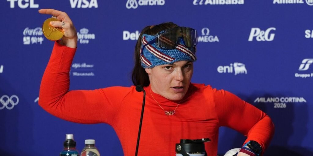 Probe launched into Winter Olympics medals breaking during celebrations ...