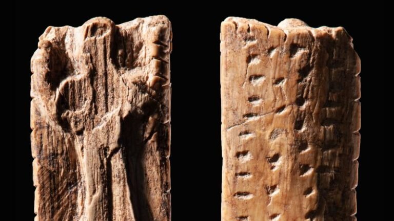 Stone Age carvings may represent an early form of written communication ...