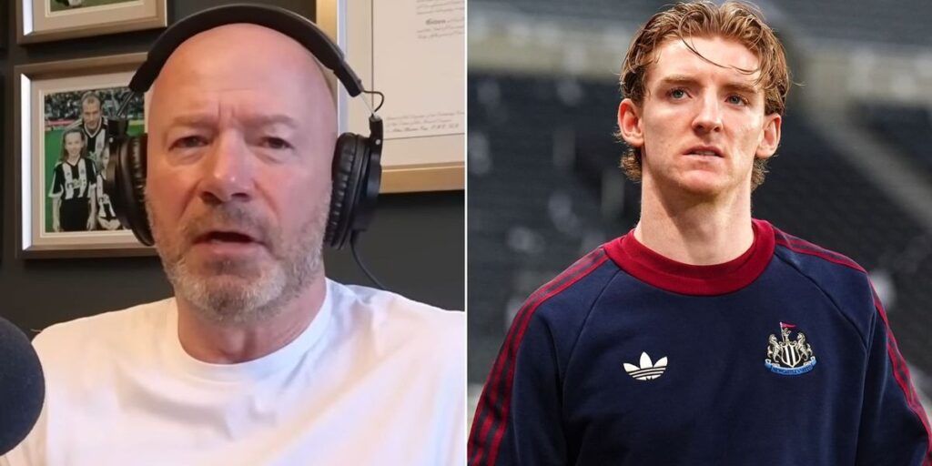 Alan Shearer stands by criticism of Anthony Gordon despite winger’s ...